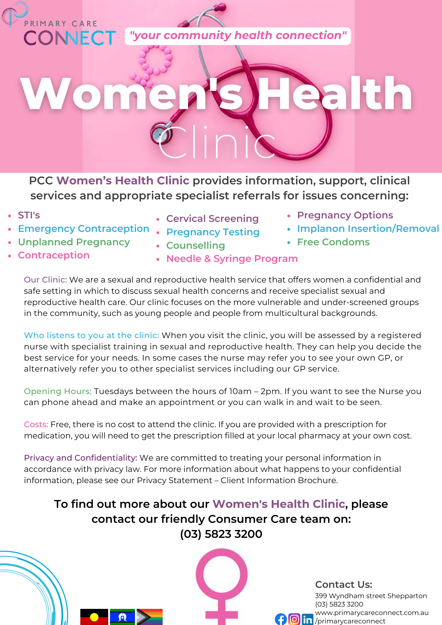 General flyers and brochures